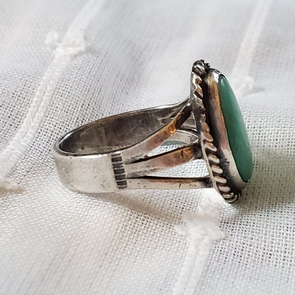 Vintage | Jewelry | Silver And Turquoise Ring | Poshmark